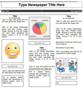 Newspaper Template Google Docs [ FREE ] - Edutechspot