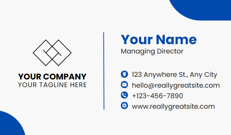 Google Docs Business Card Template [ FREE ] - Edutechspot .com