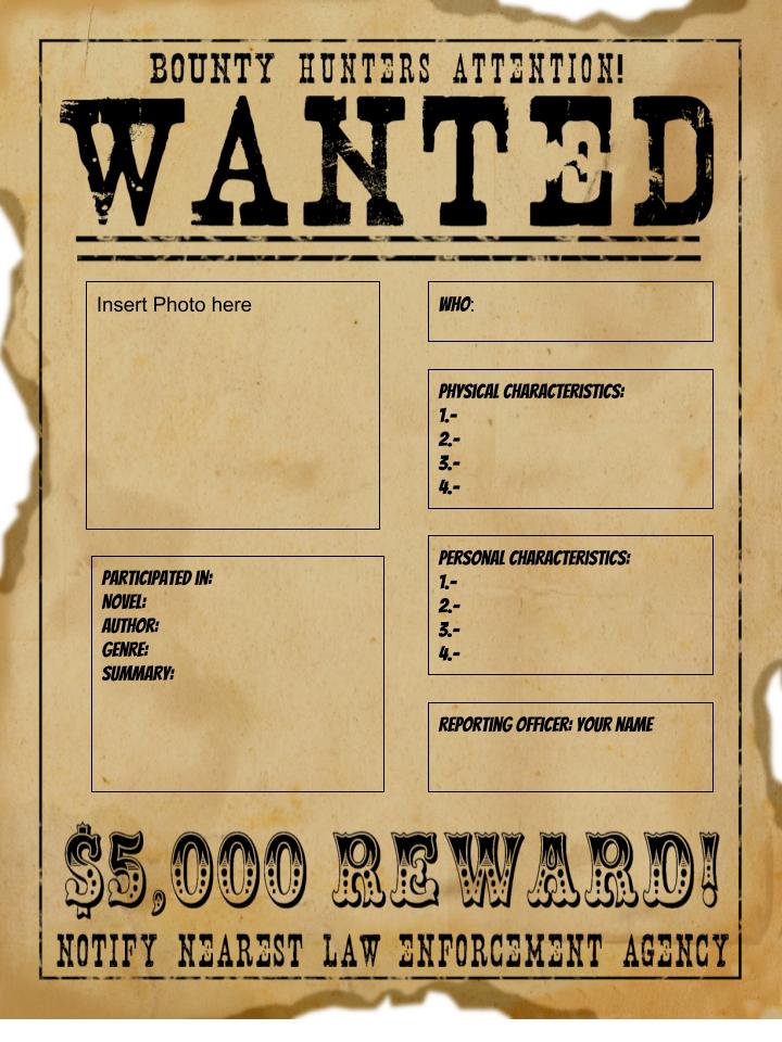 Wanted Poster Template Google Docs Free Edutechspot