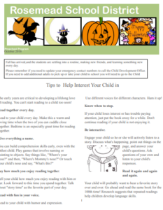 Catchy Preschool Newsletter Examples Ideas - [ REAL SCHOOLS ]