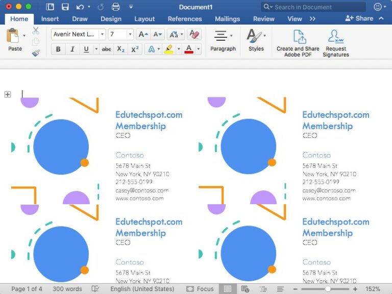 How to Make Business Cards on Microsoft Word: A Step-by-Step Guide