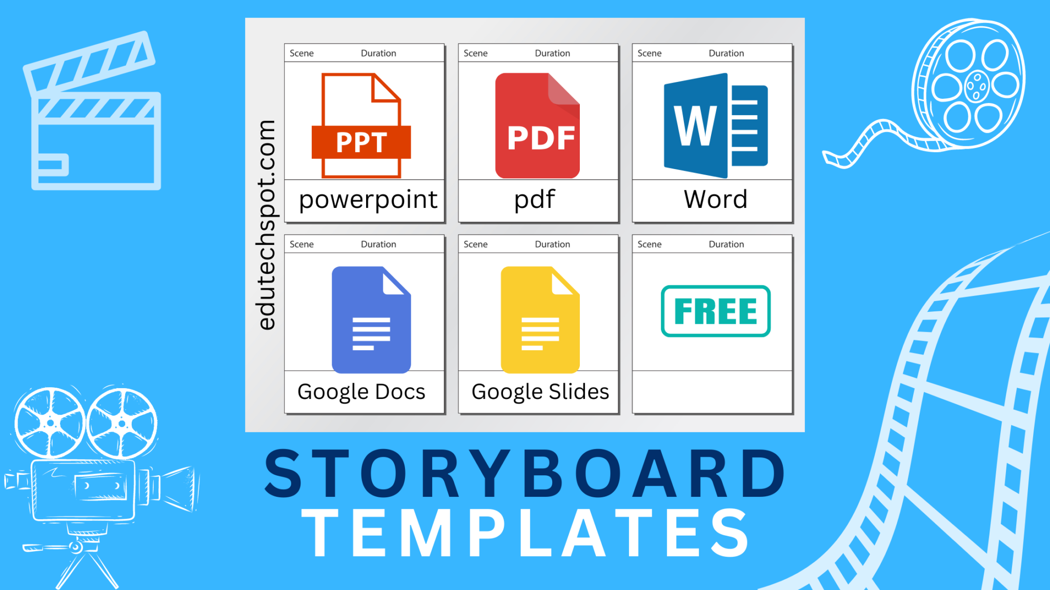 Storyboard Templates [ PPT, PDF, Word, Docs ] - Edutechspot