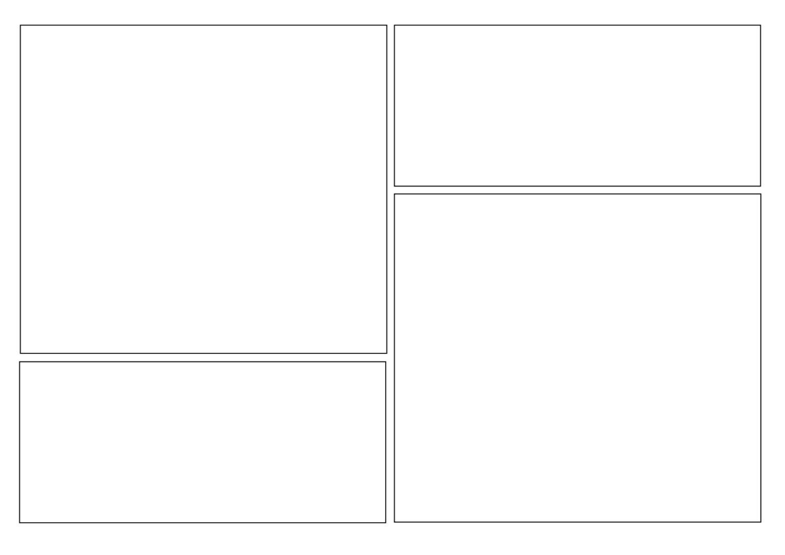 Comic Strips Templates - for FREE PDF PRINTABLE - Edutechspot