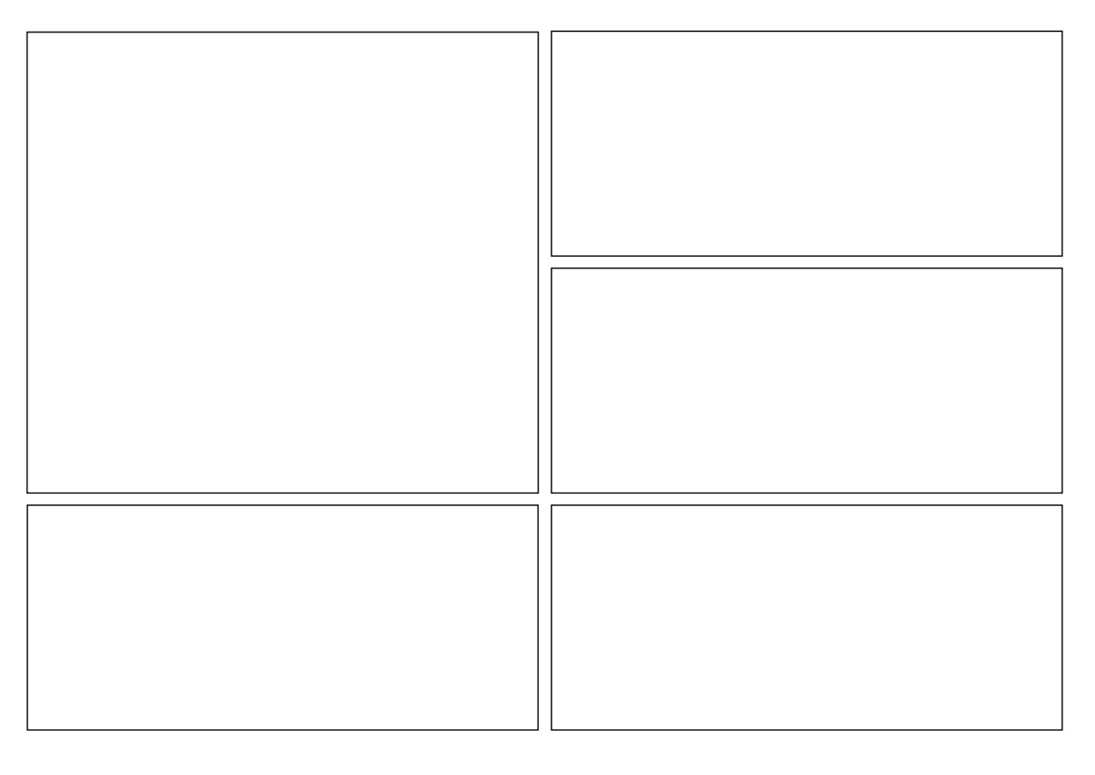 Comic Strips Templates - for FREE PDF PRINTABLE - Edutechspot