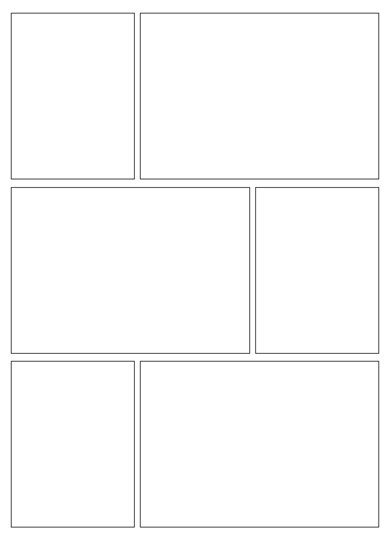 Comic Strips Templates For Free Pdf Printable Edutechspot