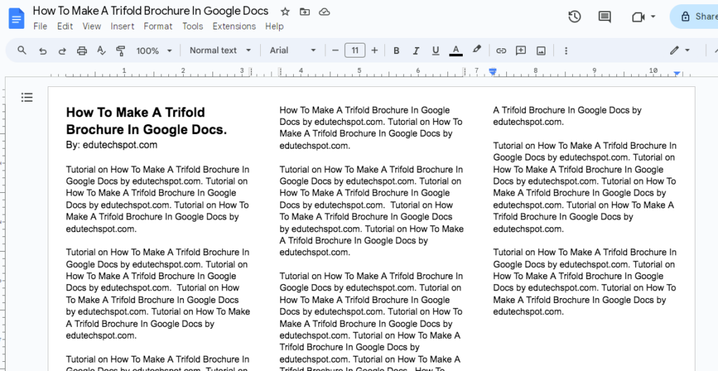 Brochure Template Google Docs | Slides: Trifold, Bifold [FREE]