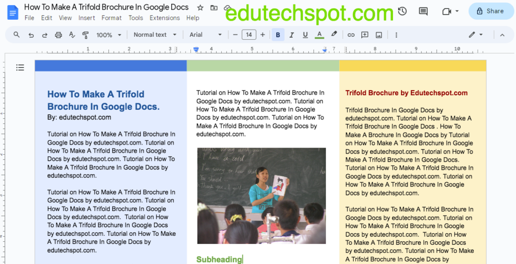 Brochure Template Google Docs | Slides: Trifold, Bifold [FREE]