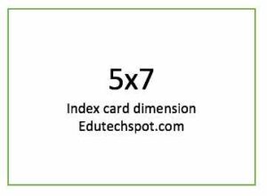 Index Card Full Guides: Templates | Sizes | Tools - Edutechspot