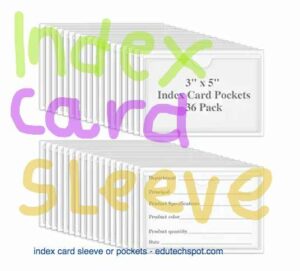 Index Card Full Guides: Templates | Sizes | Tools - Edutechspot